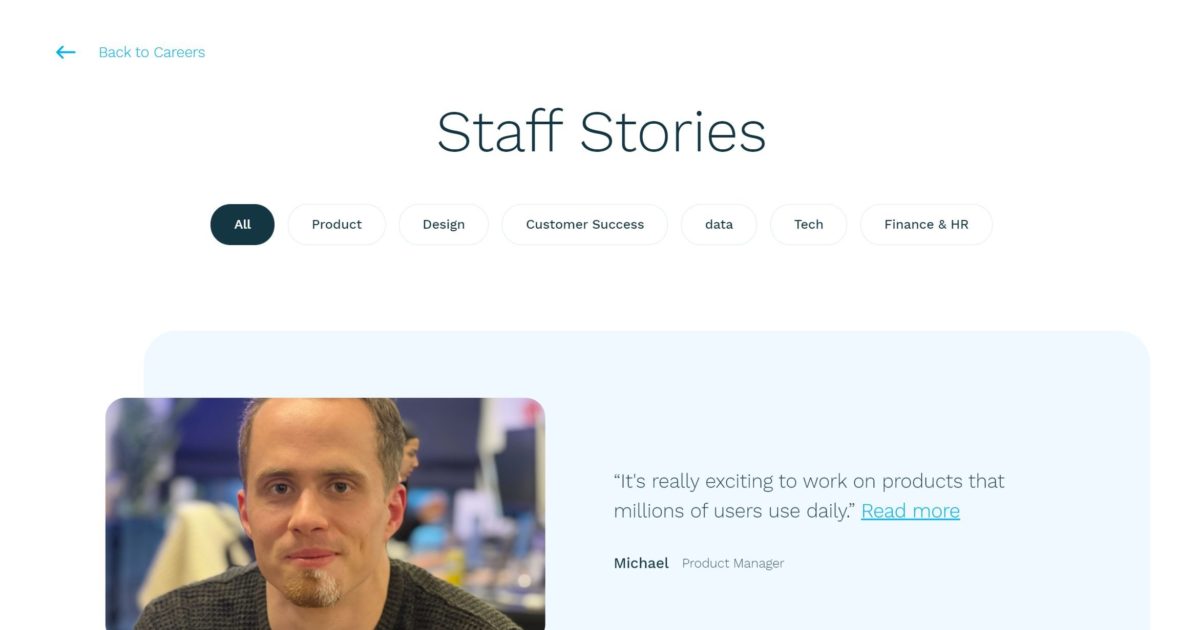 Sliide | Staff Stories